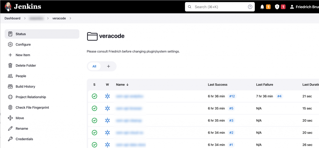 - A tool to trigger all Jenkins jobs in a Jenkins folder